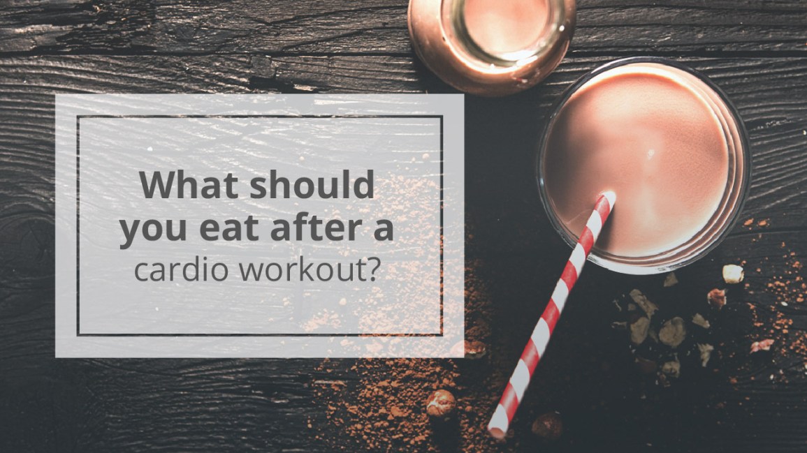 Should I drink a protein shake after cardio?