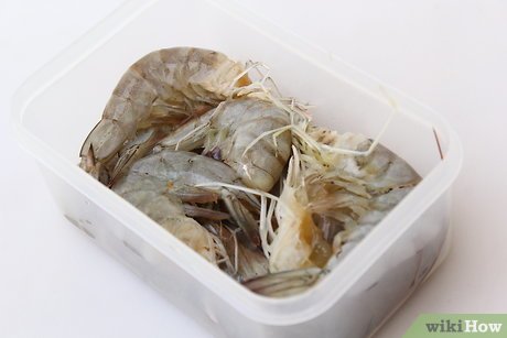 Should I freeze shrimp in saltwater?
