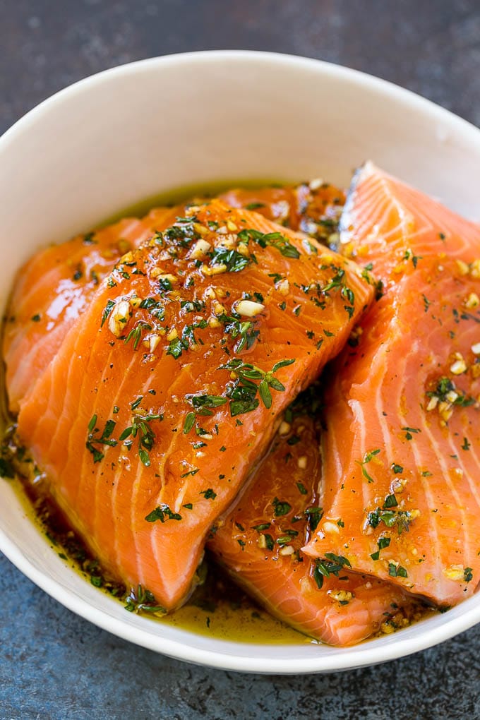 Should I marinate salmon before cooking?