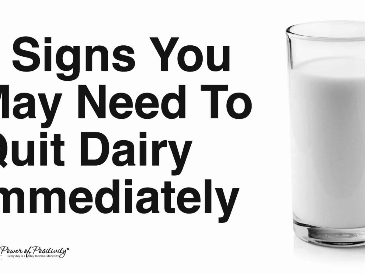 Should I talk to my doctor about quitting dairy products?