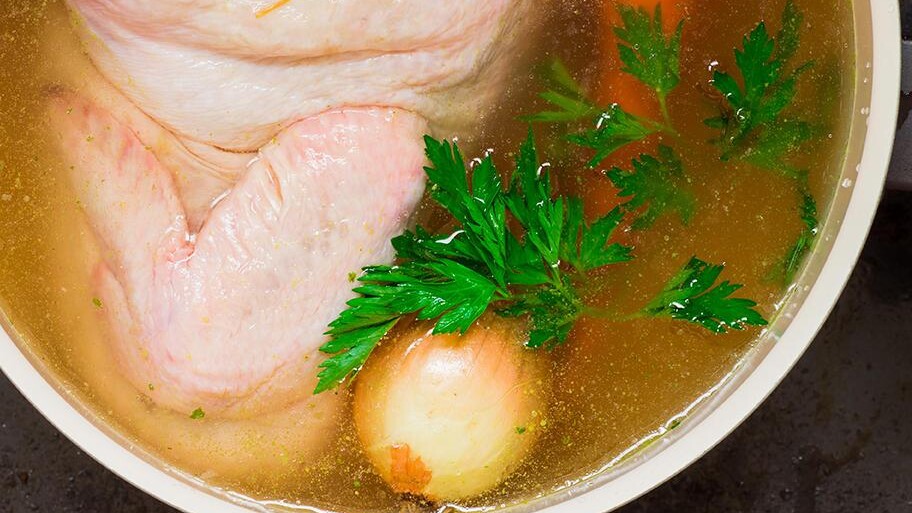 Should I use broth or water for soup?