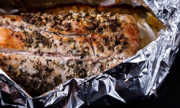 Should meat be wrapped foil?