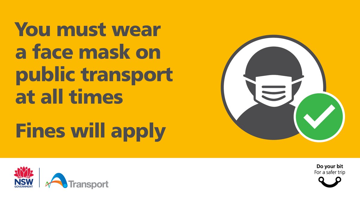 Should people wear masks on public transport in Sydney?