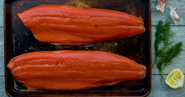Should salmon be dark or light pink?