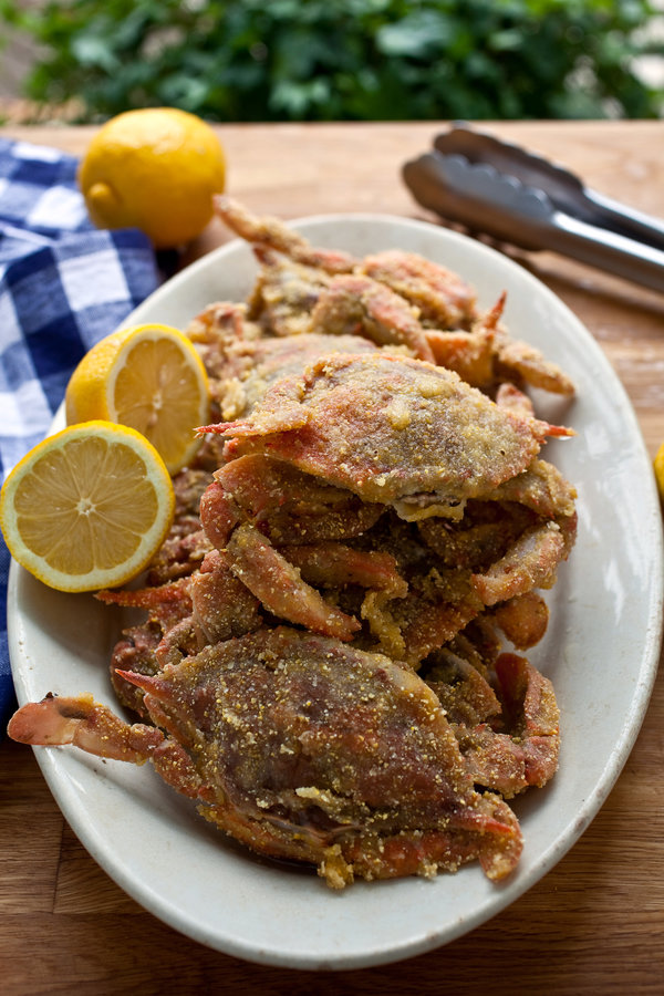Should soft-shell crabs be crunchy?