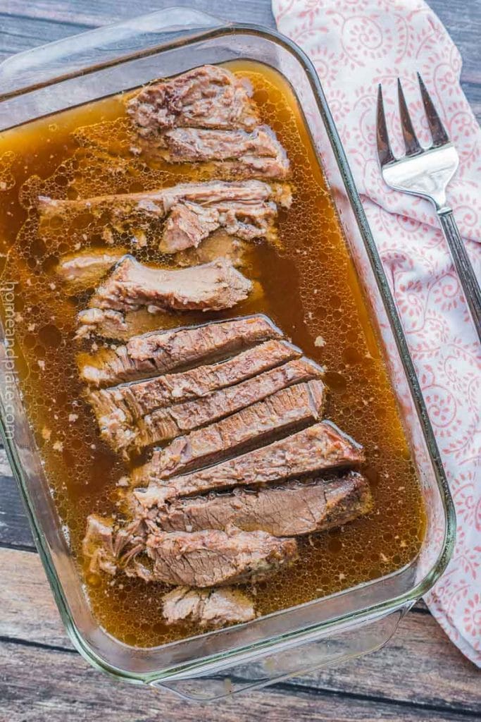 Should you add beef broth to brisket?