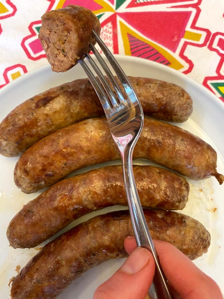 Should you boil Italian sausage before cooking?