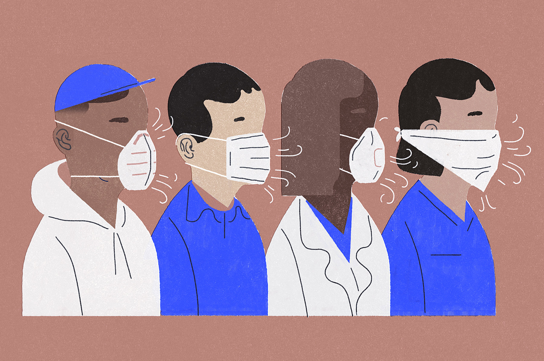 Should you breathe through your nose when wearing a mask?
