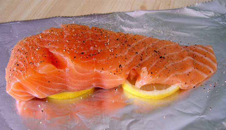 Should you clean salmon before cooking?