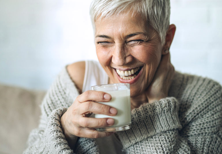Should you drink milk if you have osteoporosis?