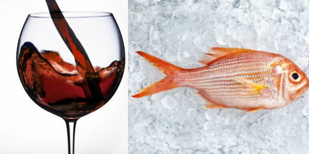 Should you drink red wine with fish?