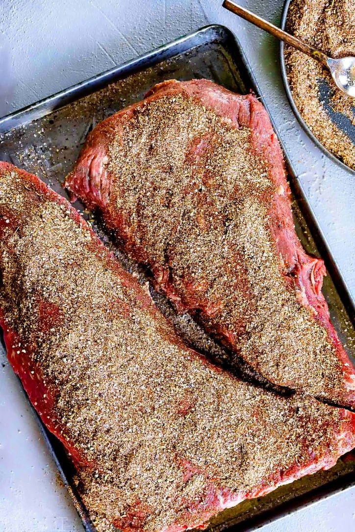 Should you dry meat before seasoning?