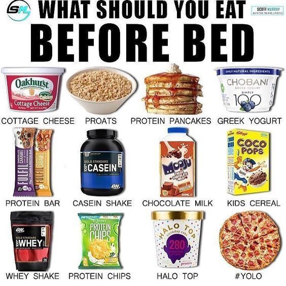 Should you eat before going to bed to build muscle?