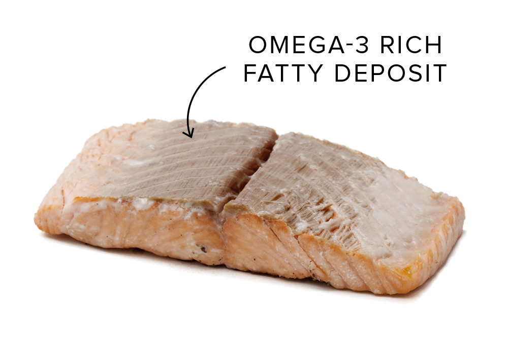 Should you eat the dark meat on salmon?