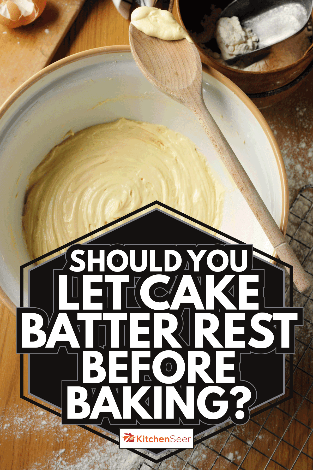 Should you let cake batter rest before baking?