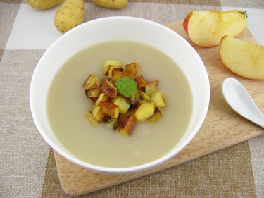 Should you peel potatoes for potato soup?