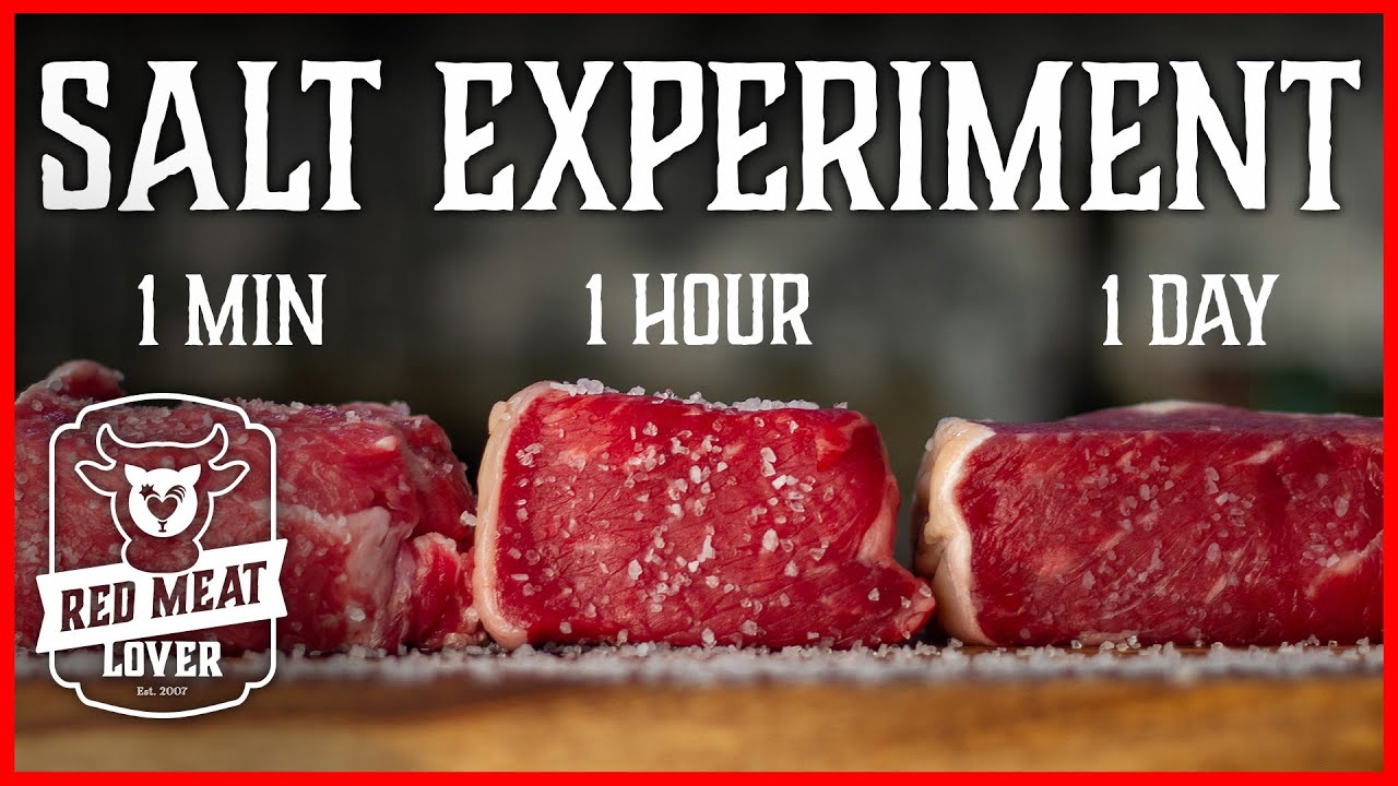 Should you season steak with salt before cooking?
