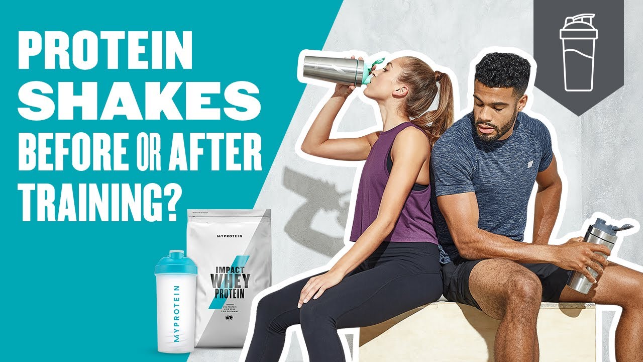 Should you take protein shakes before or after a workout?