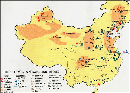 Was ancient China rich in natural resources?