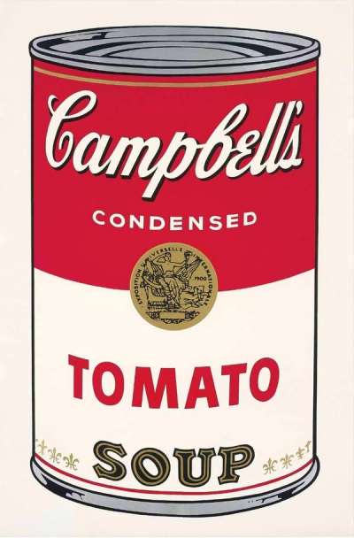 Was Campbell's soup popular in the 60s?