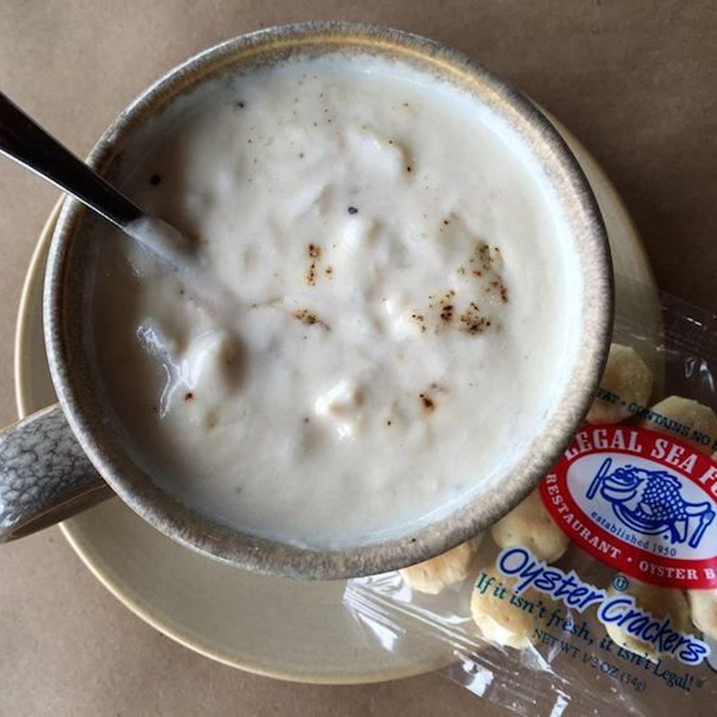 Was clam chowder invented in Boston?