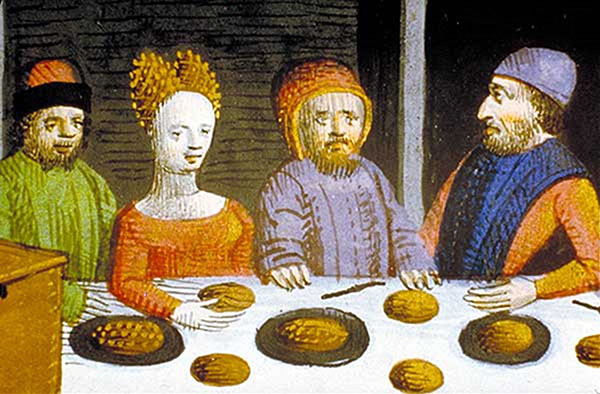 Was porridge eaten in medieval times?