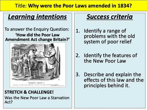 Was the Poor Law Amendment Act a success?