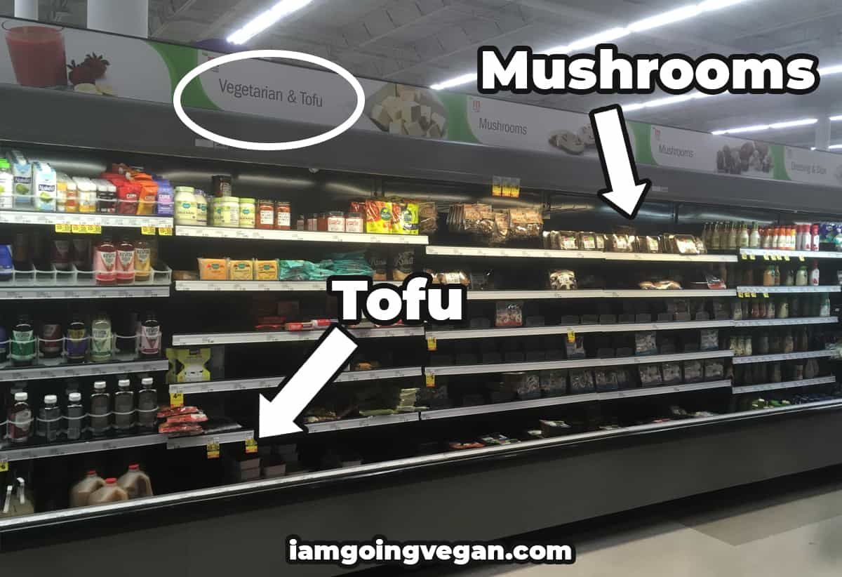 What aisle is tofu in at Meijer?