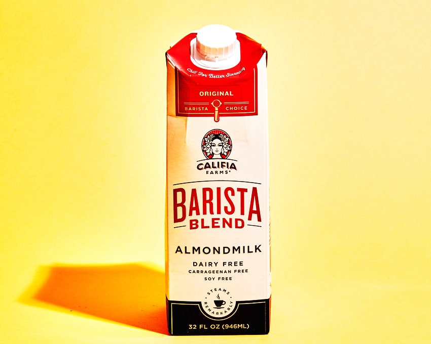 What almond milk do baristas use?