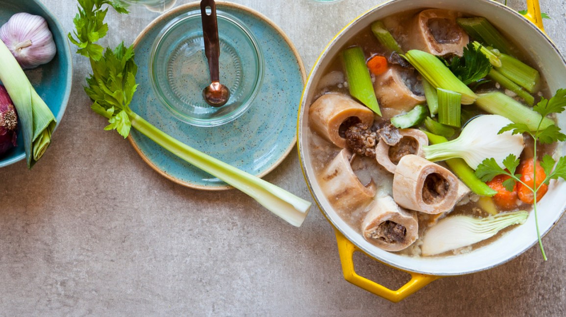 What animal is bone broth made from?