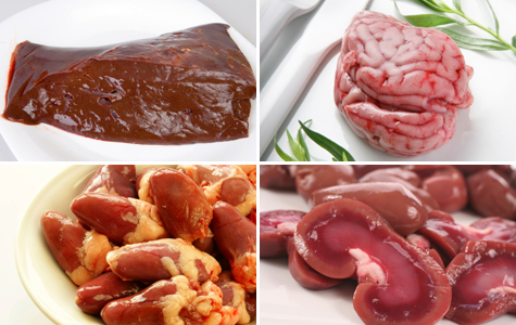 What animal organs can you eat?