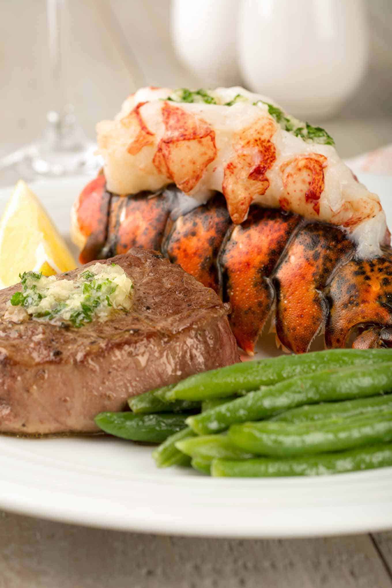 What appetizer goes with steak and lobster?