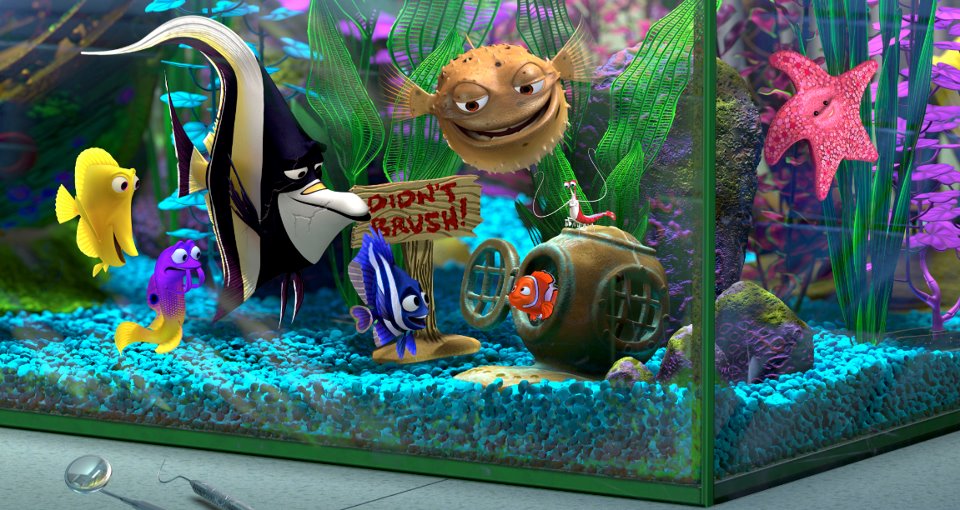 What aquarium is in Finding Nemo?