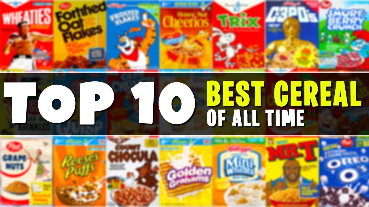 What are 10 cereals?