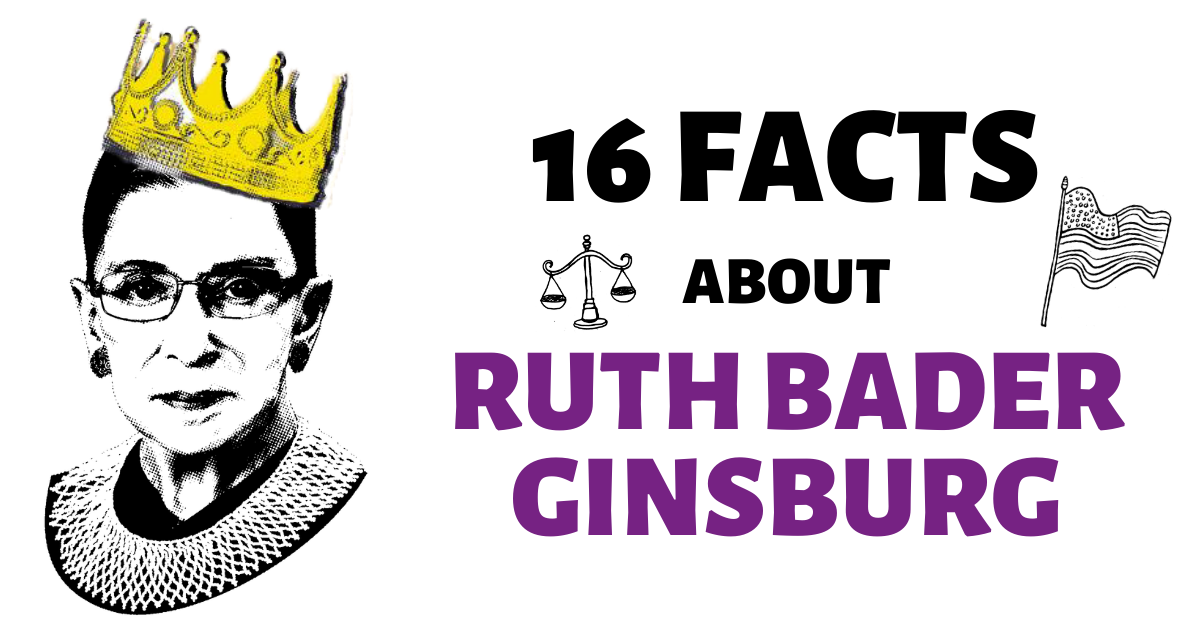 What are 2 things Ruth Bader Ginsburg is known for?