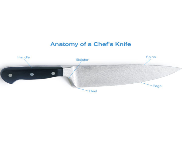 What are 3 attributes you should look in a knife?