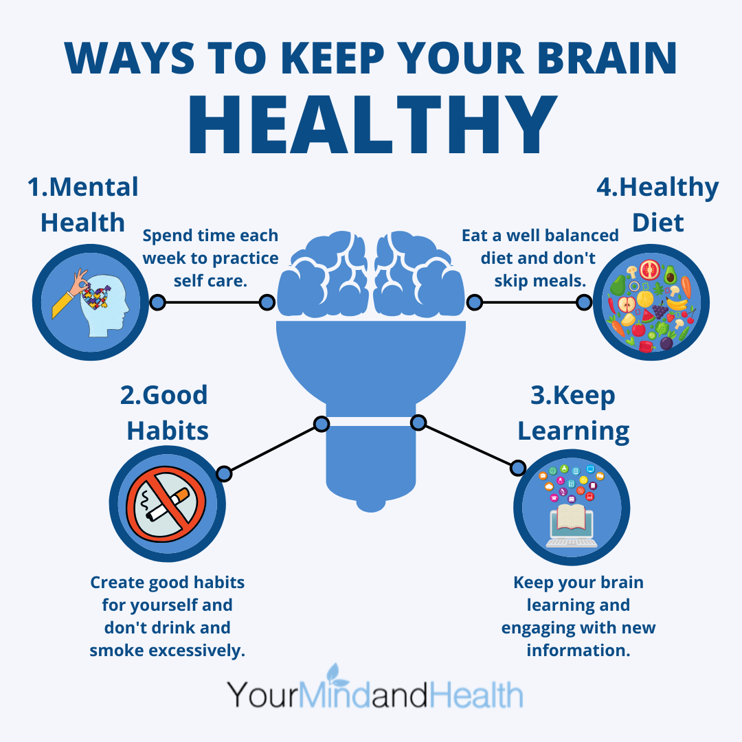 What are 3 ways to keep your brain healthy?
