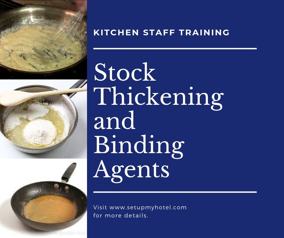 What are 5 examples of thickening agents that can be used in the kitchen?