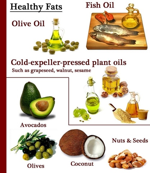What are 5 healthy fats?