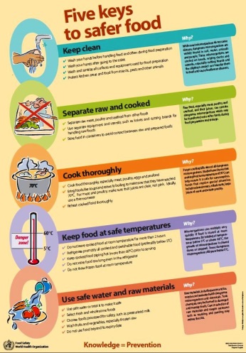What are 5 ways to prevent foodborne illnesses?