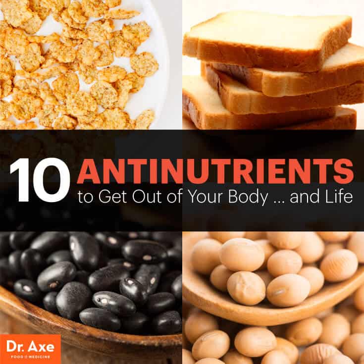 What are anti-nutrients and examples?