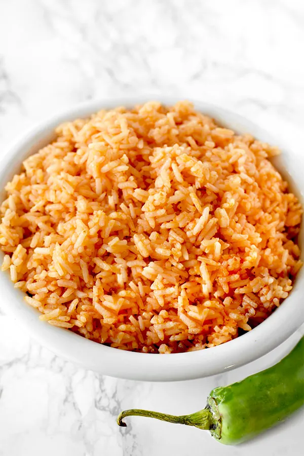 What are arroz made of?