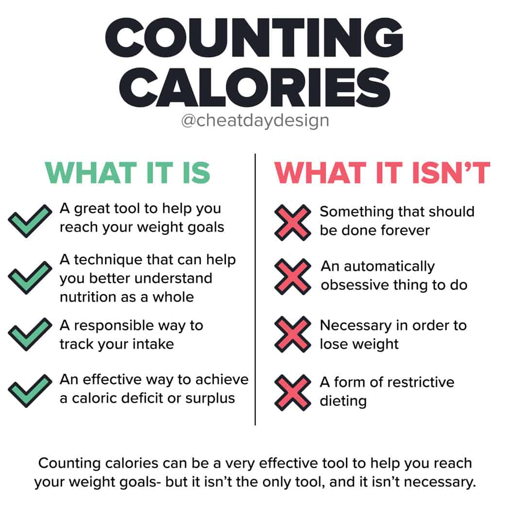 What are calorie counts and how do they affect weight loss?