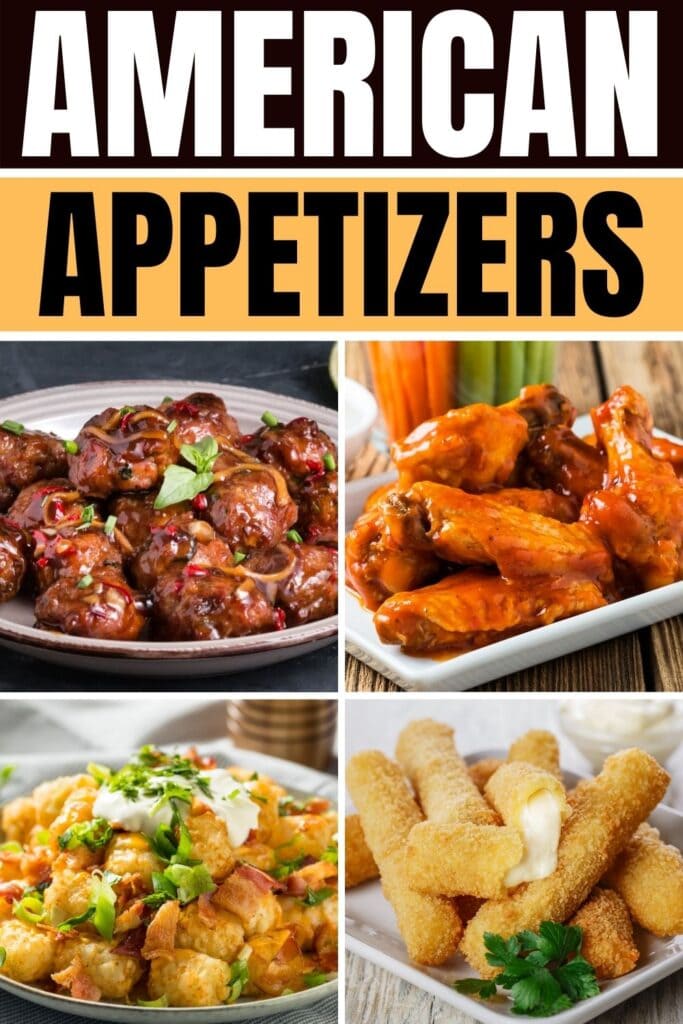 What are common appetizers?