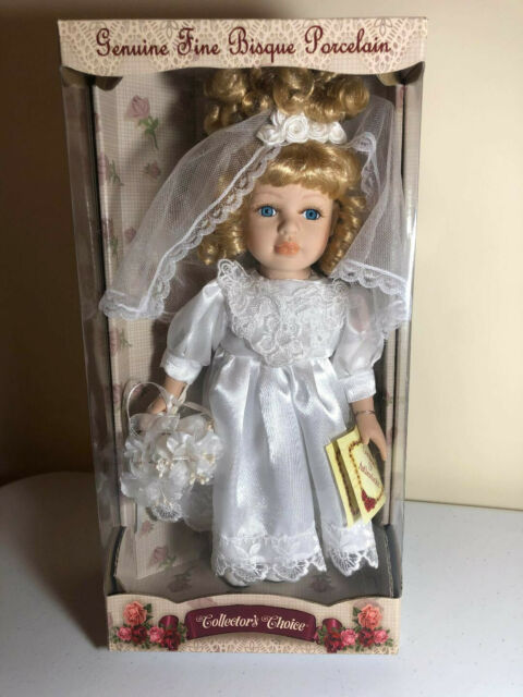 What are genuine fine bisque porcelain dolls worth?