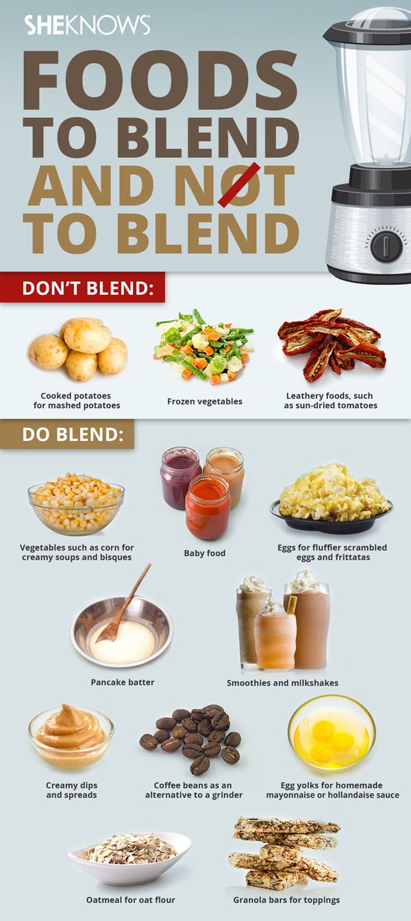 What are good blended foods?