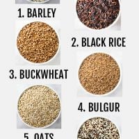 What are low glycemic whole grains?