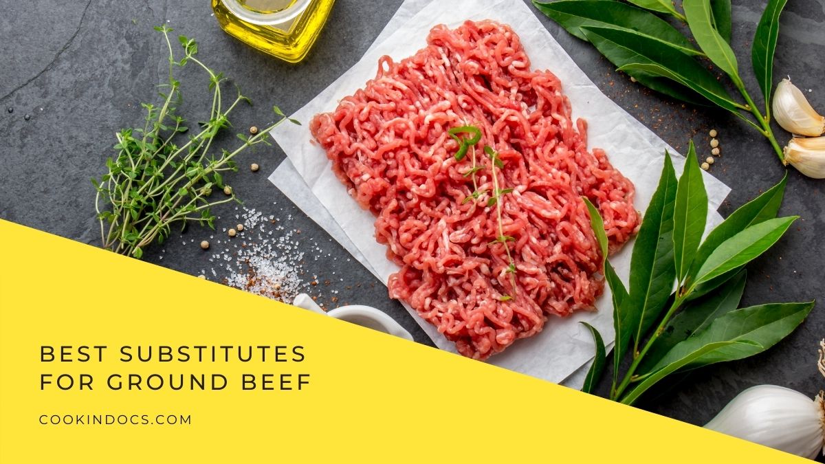 What are lower fat substitutes for ground beef?