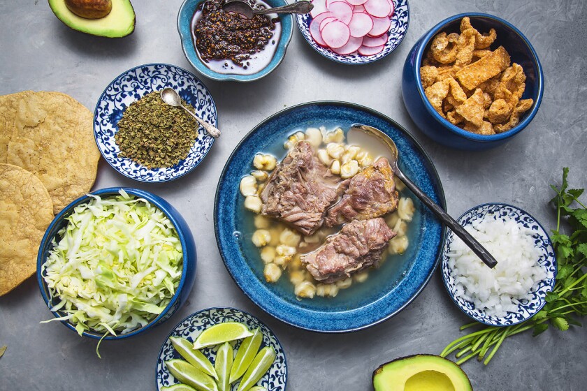 What are pozole toppings?