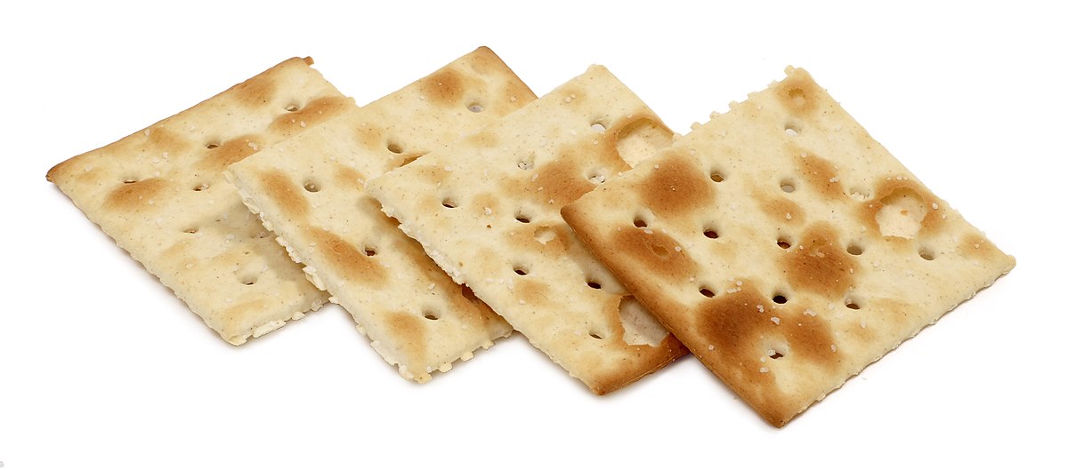 What are saltine crackers used for?